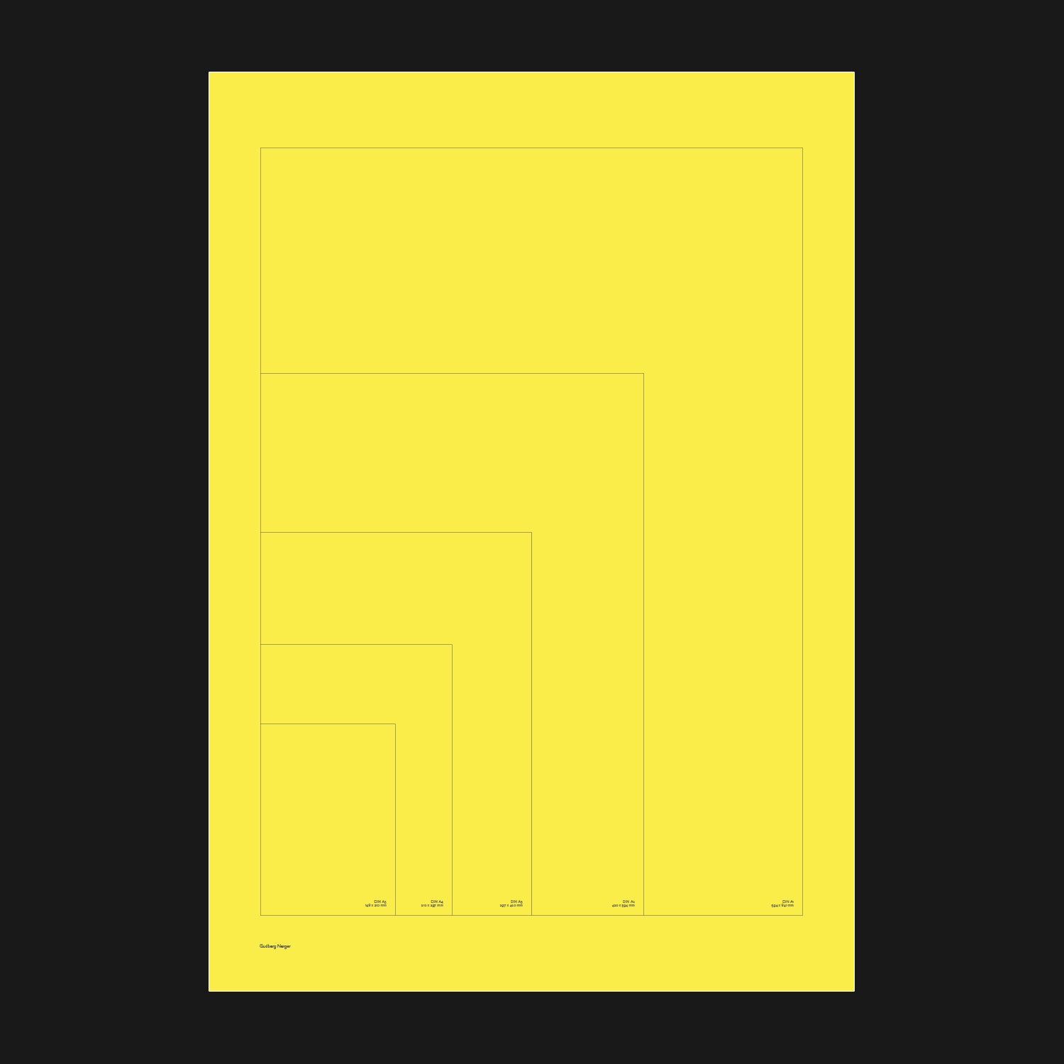 DIN FORMATS / GIFT WRAPPING PAPER – GUDBERG NERGER