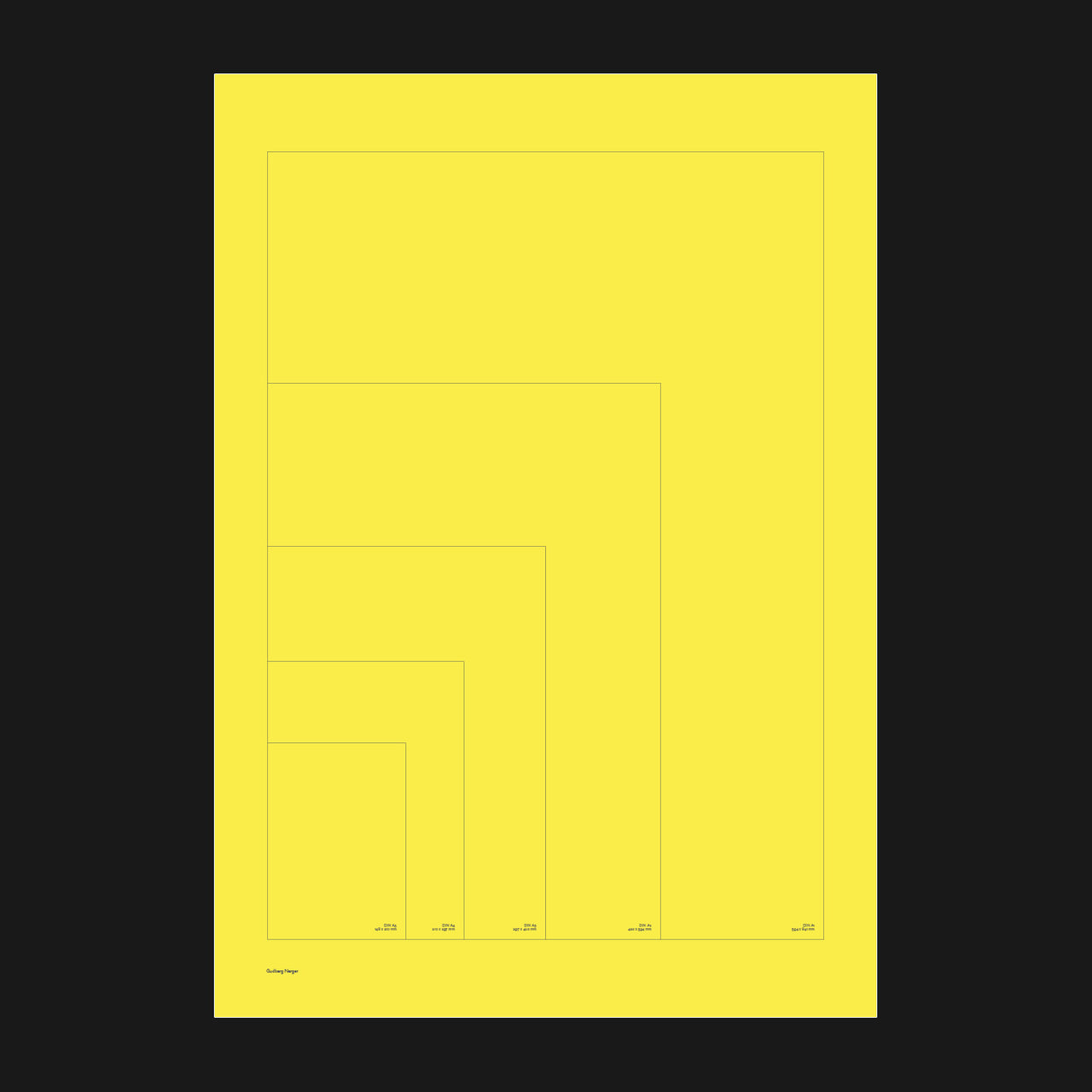 DIN FORMATS / GIFT WRAPPING PAPER – GUDBERG NERGER